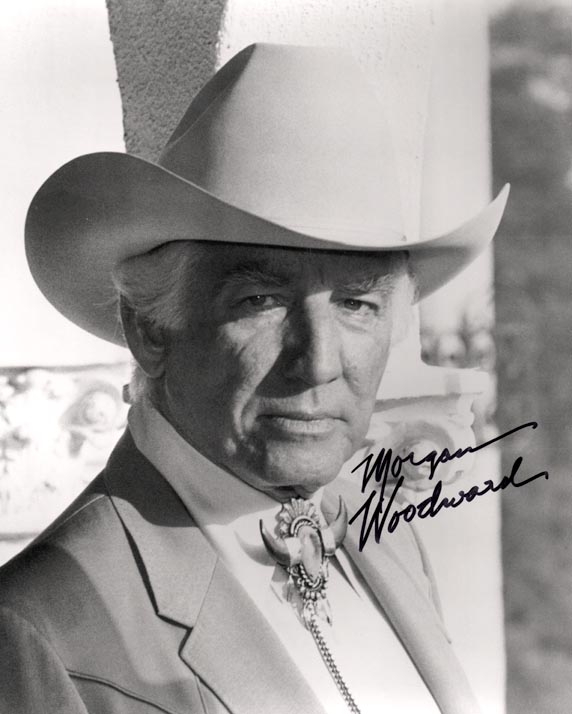 Morgan Woodward Autographed Photos Frame