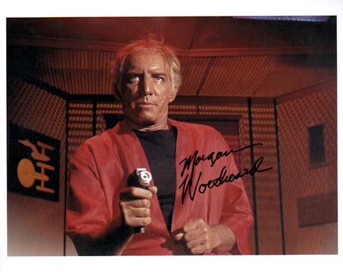 Morgan Woodward Autographed Photos Frame